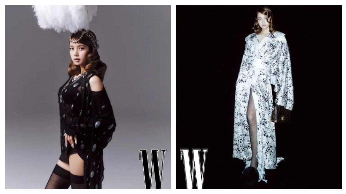 Lisa BLACKPINK Pamer Gaya Baru yang Memukau di Pemotretan W Korea ...