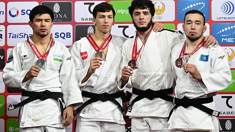 Taşkent'te heyecanın zirve yaptığı judo günü