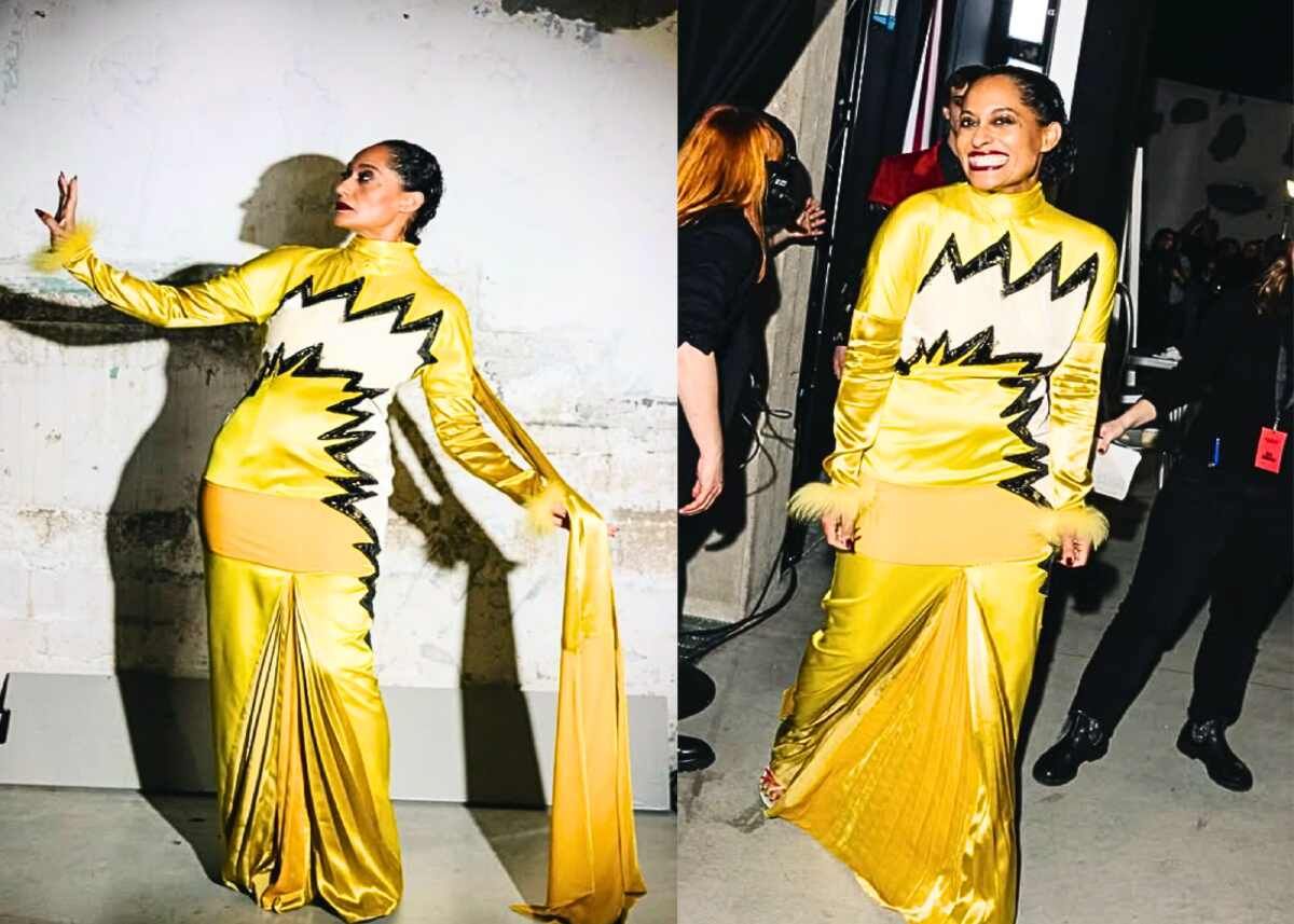 Tracee Ellis Ross makes dazzling return to the runway