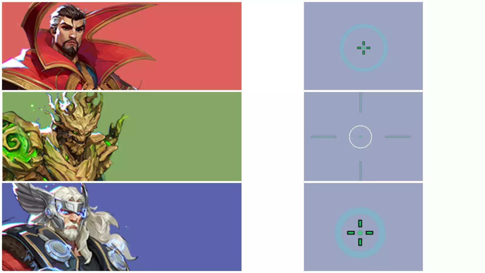 Marvel Rivals Best Crosshair Codes for every hero