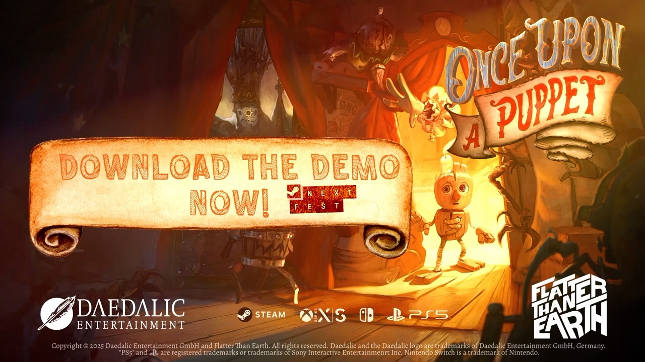 Once Upon A Puppet Official Demo Launch Trailer
