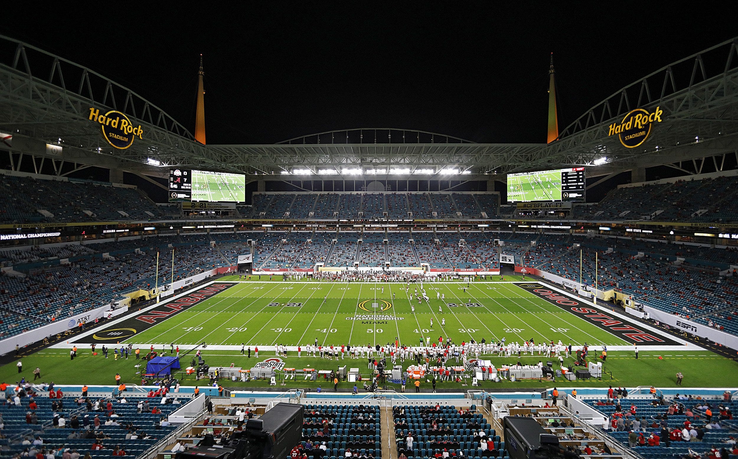 College Football Playoff title game coming to Hard Rock Stadium; who ...