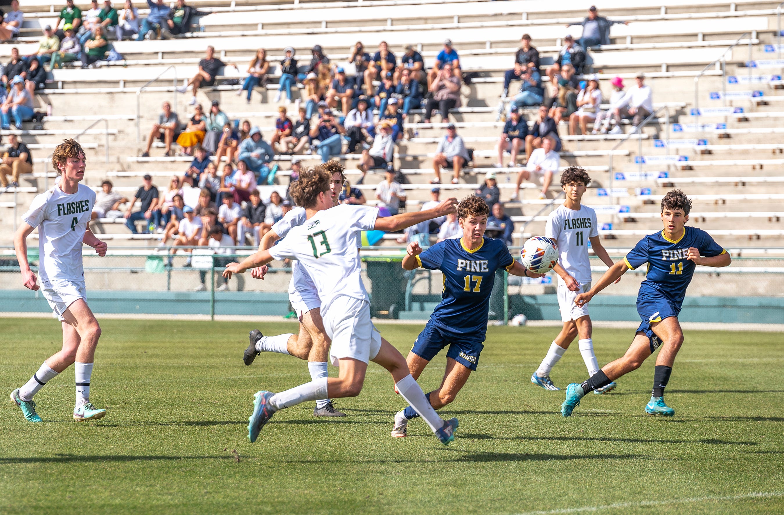 ‘One man down, 10 men stronger’: Pine overcomes red card, beats St ...