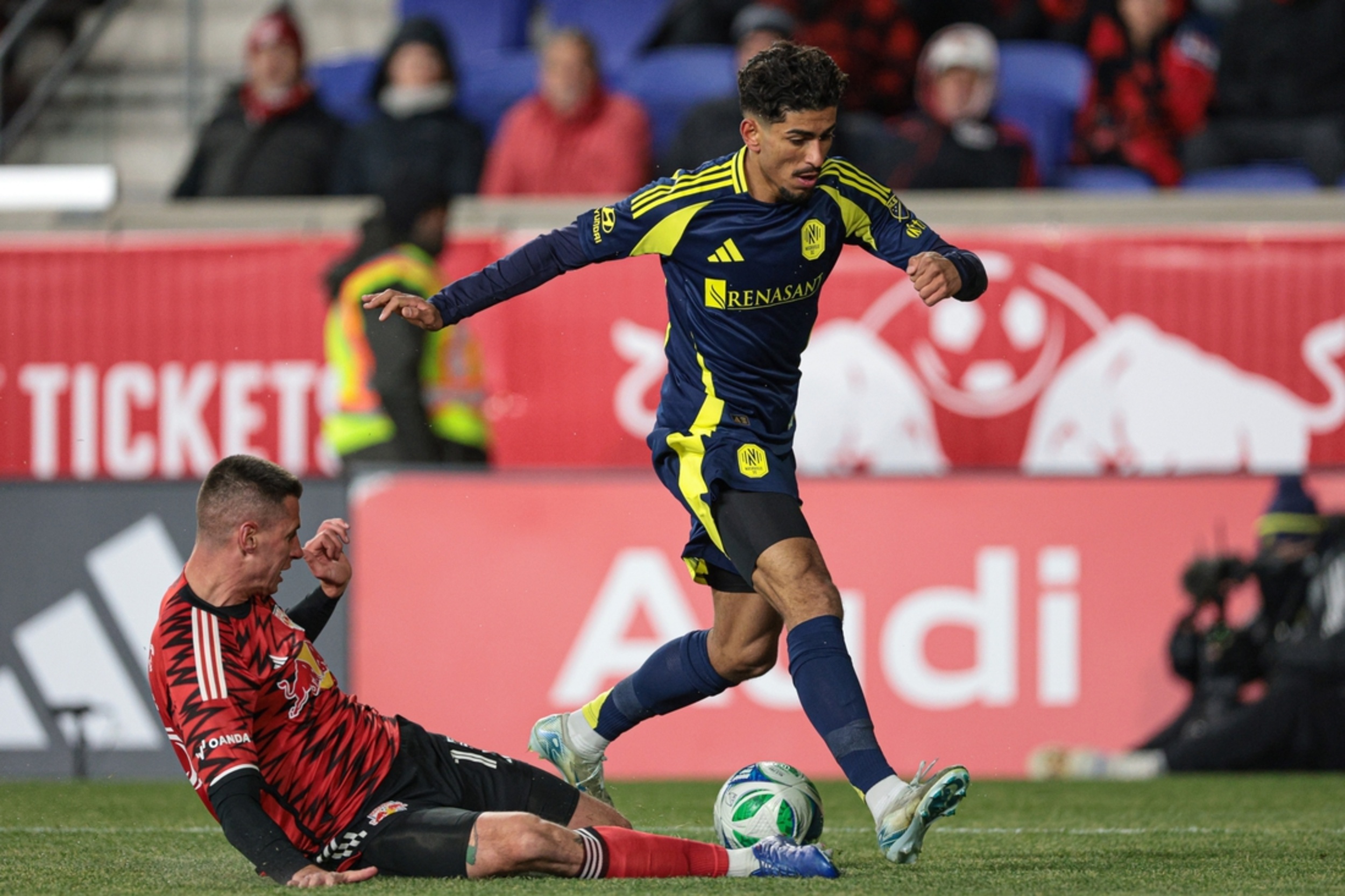 Red Bulls score twice in first half, blank Nashville SC