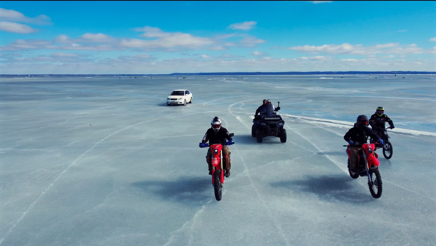 Ice Biking in Wisconsin with the 920 Boys