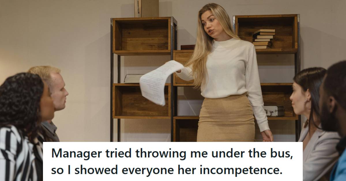 His Manager Tried To Blame Him For Poor Performance, So He Exposed Her ...