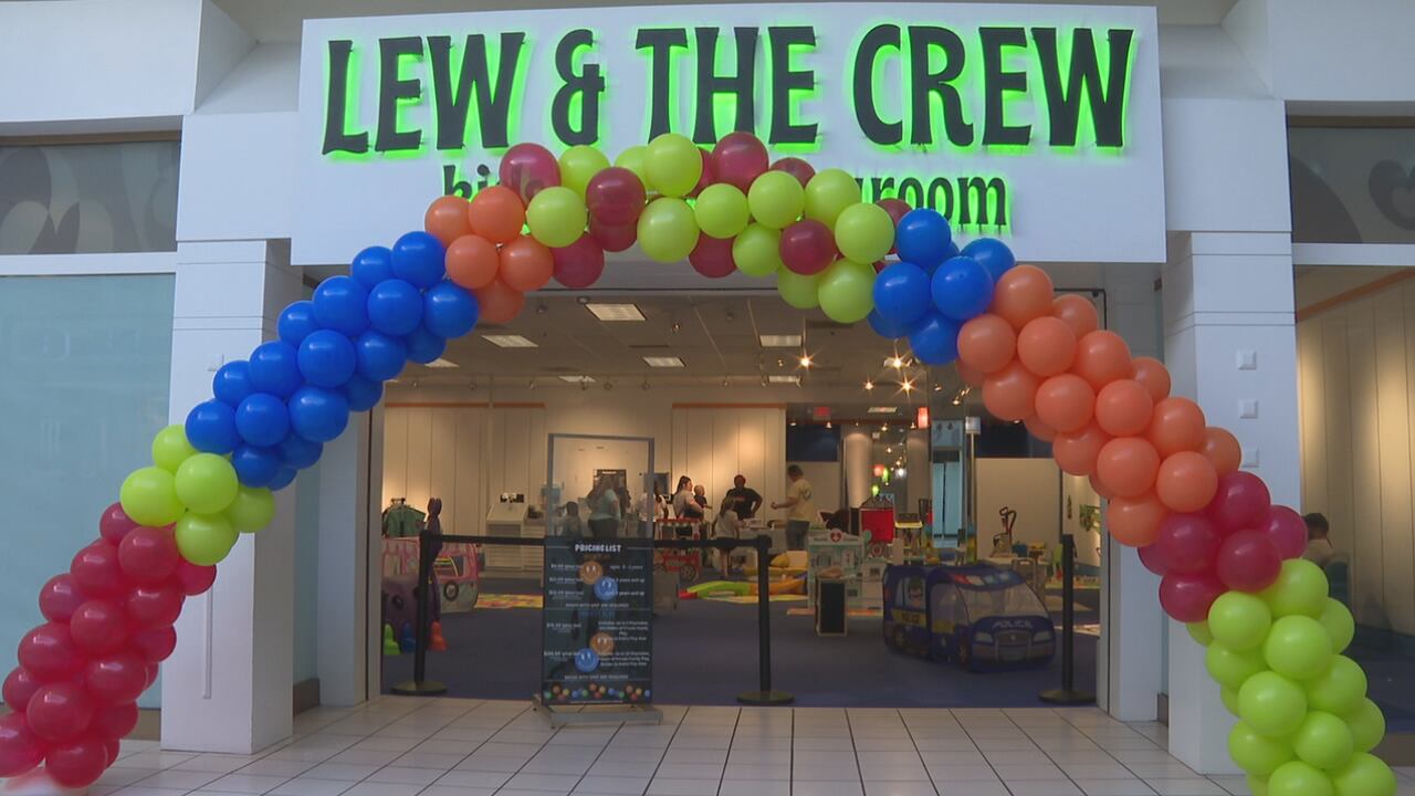Lew and the Crew Indoor Playroom is officially open for business