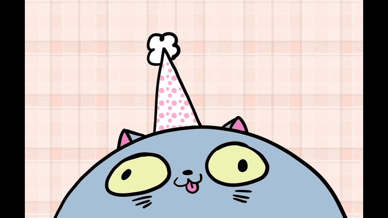 LOL: There's a Cat Licking Your Birthday Cake