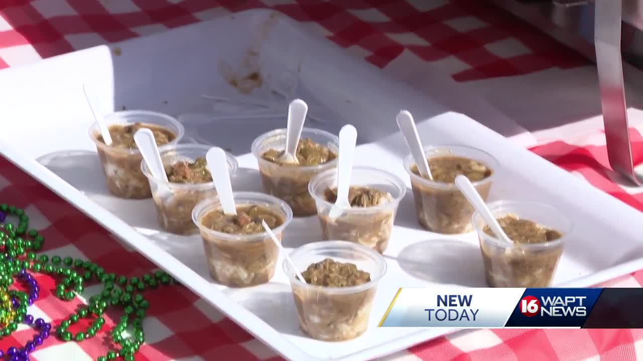A gumbo cook-off was held at the Brandon Amphitheater