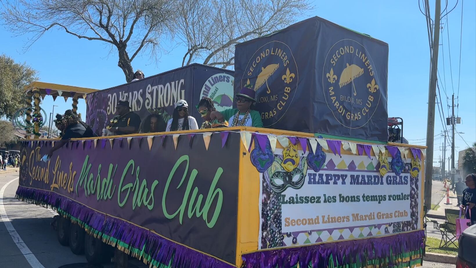 Second Liners Mardi Gras Club Parade marks 30 years of Mardi Gras magic