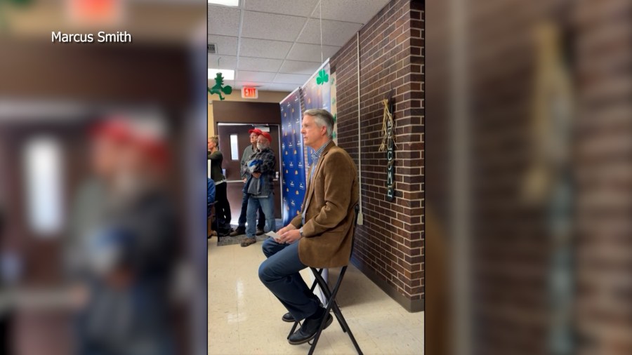 Senator Roger Marshall booed at northwest Kansas town hall