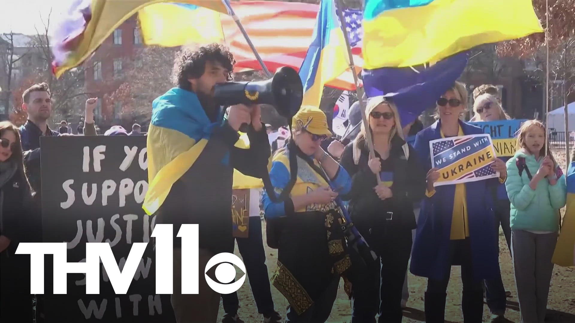 Protest for Ukraine support at White House