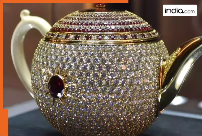 World's most expensive teapot has 1658 diamonds, handle is made of ...