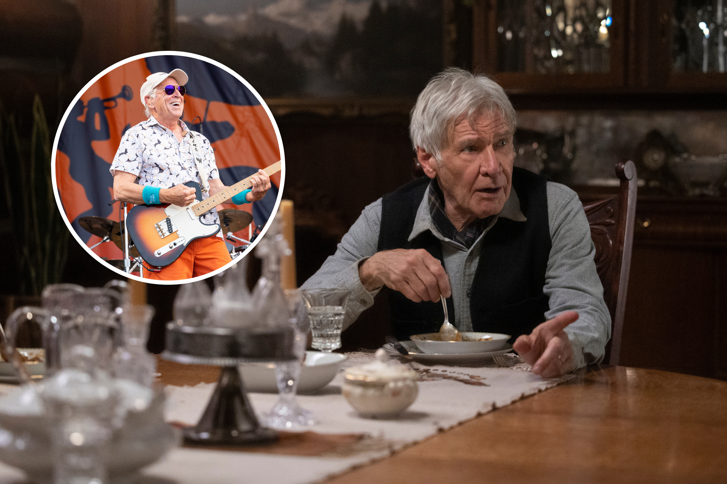 '1923' Star Reveals Harrison Ford's Jimmy Buffett Moment—'Stick to Acting'