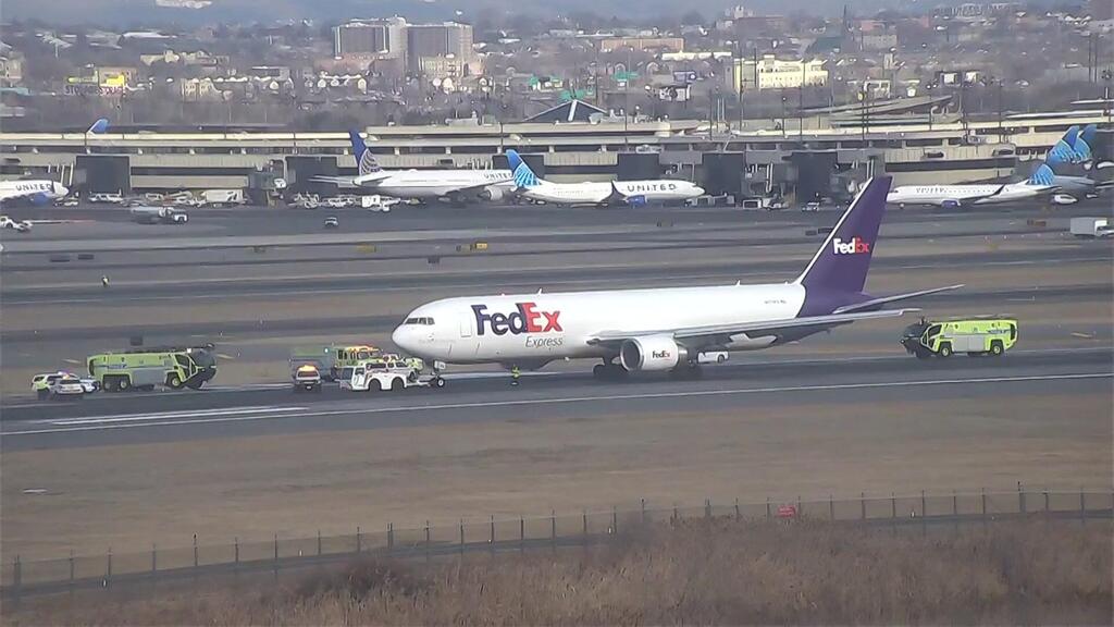 FedEx plane makes emergency landing in New Jersey after bird strike ...