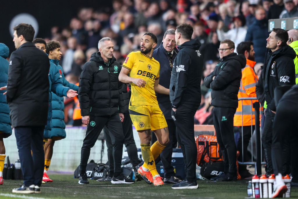 The Wolves games Matheus Cunha will miss after red card against Bournemouth