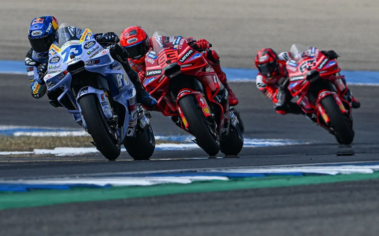 Hasil MotoGP Aragon 2025 - Trio Ducati Membosankan, Morbidelli dan ...