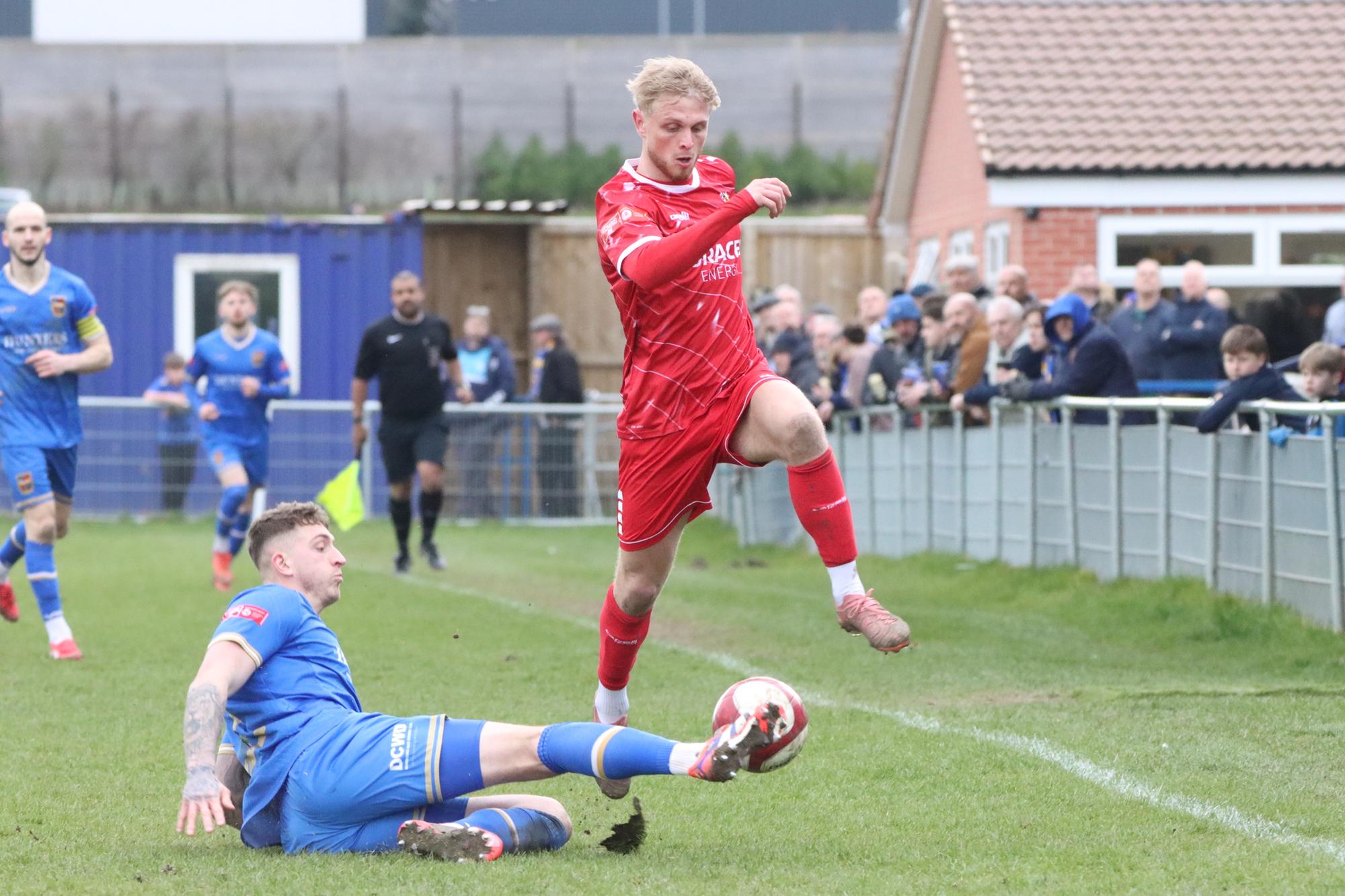 Josh Barrett nets double as Bridlington Town earn vital victory at ...
