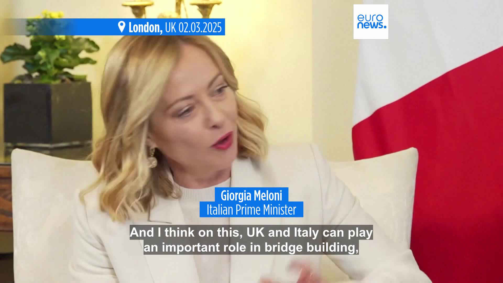 Italy and UK can build bridges, Italy's PM Meloni tells Keir Starmer Italy and UK can build bridges, Italy's PM Meloni tells Keir Starmer