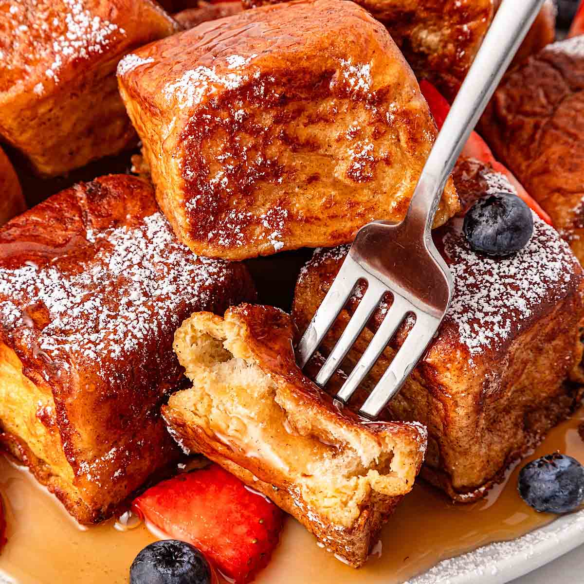 Hawaiian roll French toast