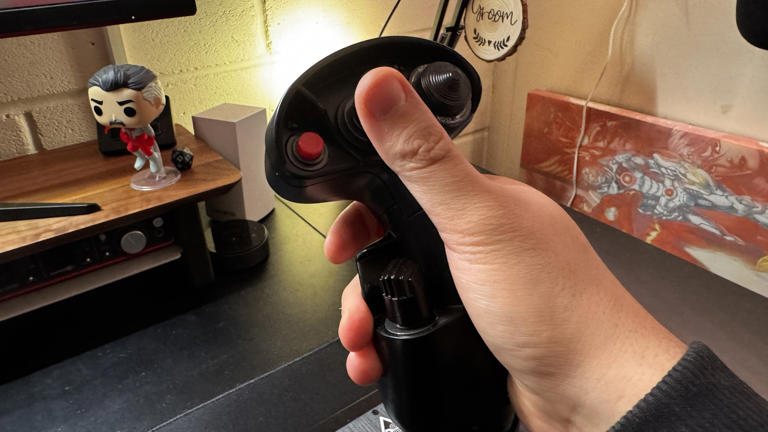 The Thrustmaster AVA F/A-18 Super Hornet is a fantastic flight stick ...