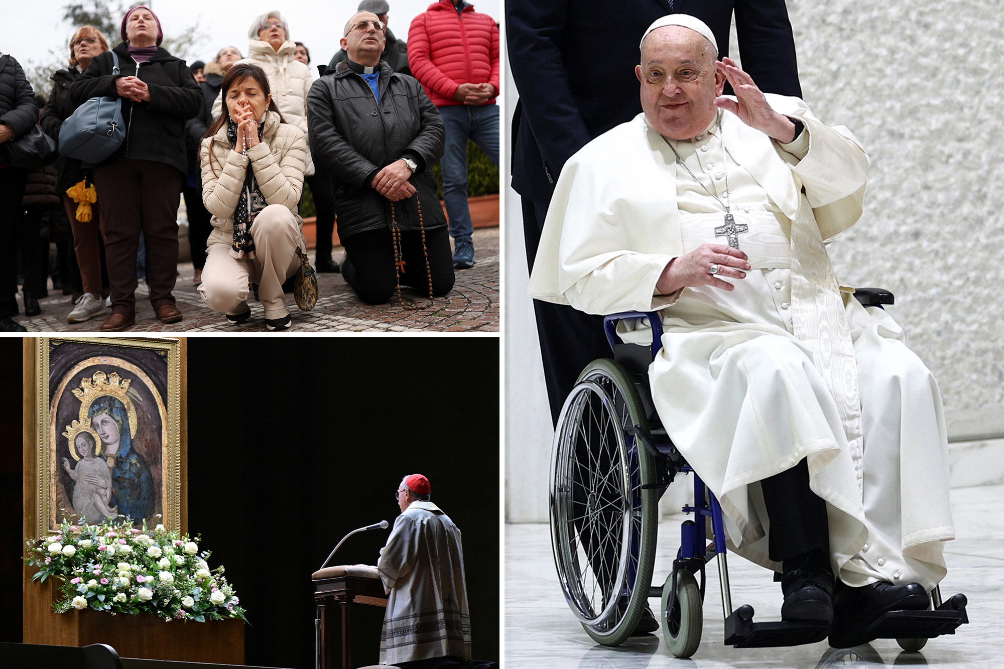 Pope Francis offers message to the faithful on his 17th day in hospital ...