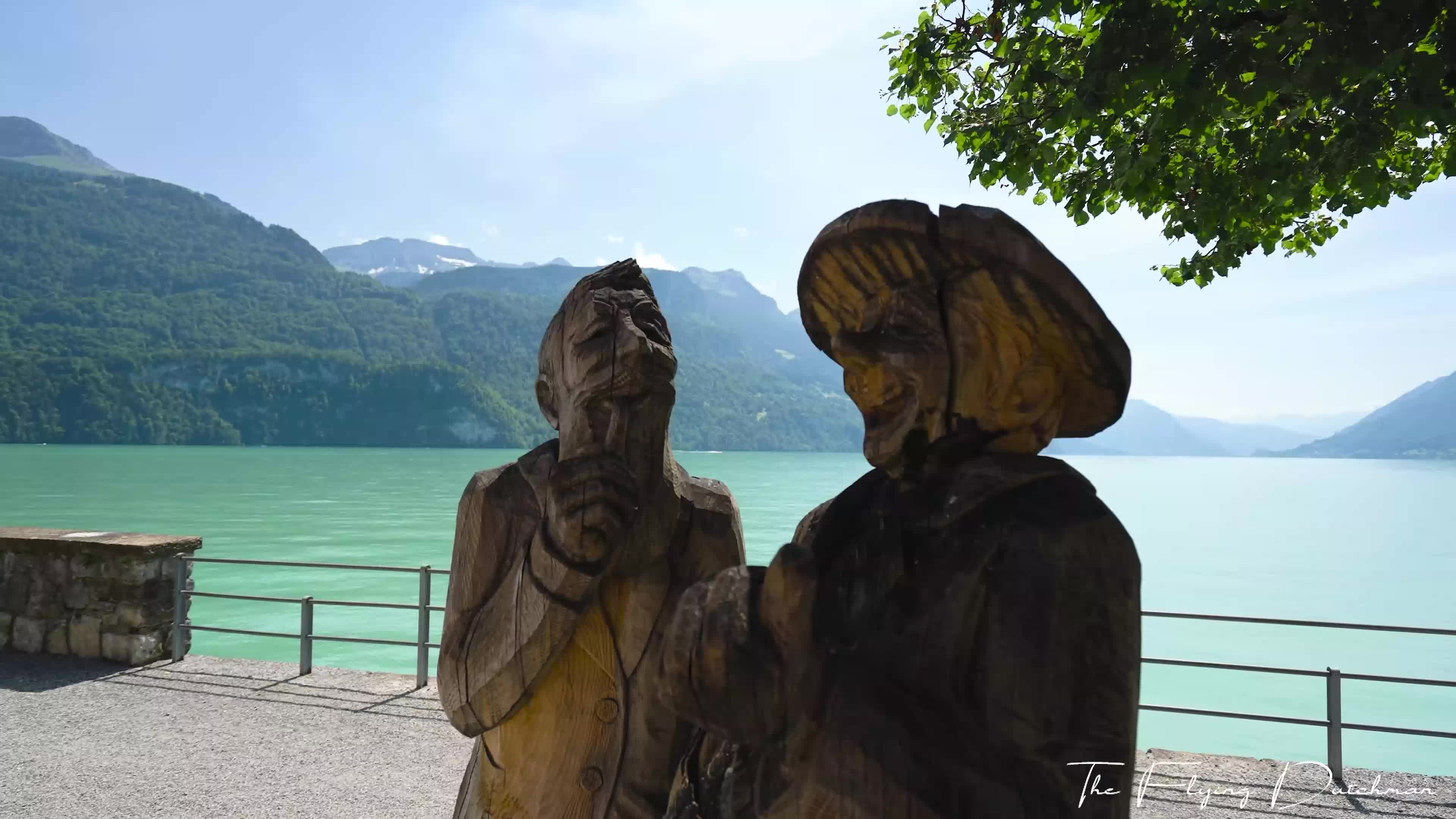 Brienz, Switzerland – Scenic Walk Along the Shores of Lake Brienz (4K 60p)