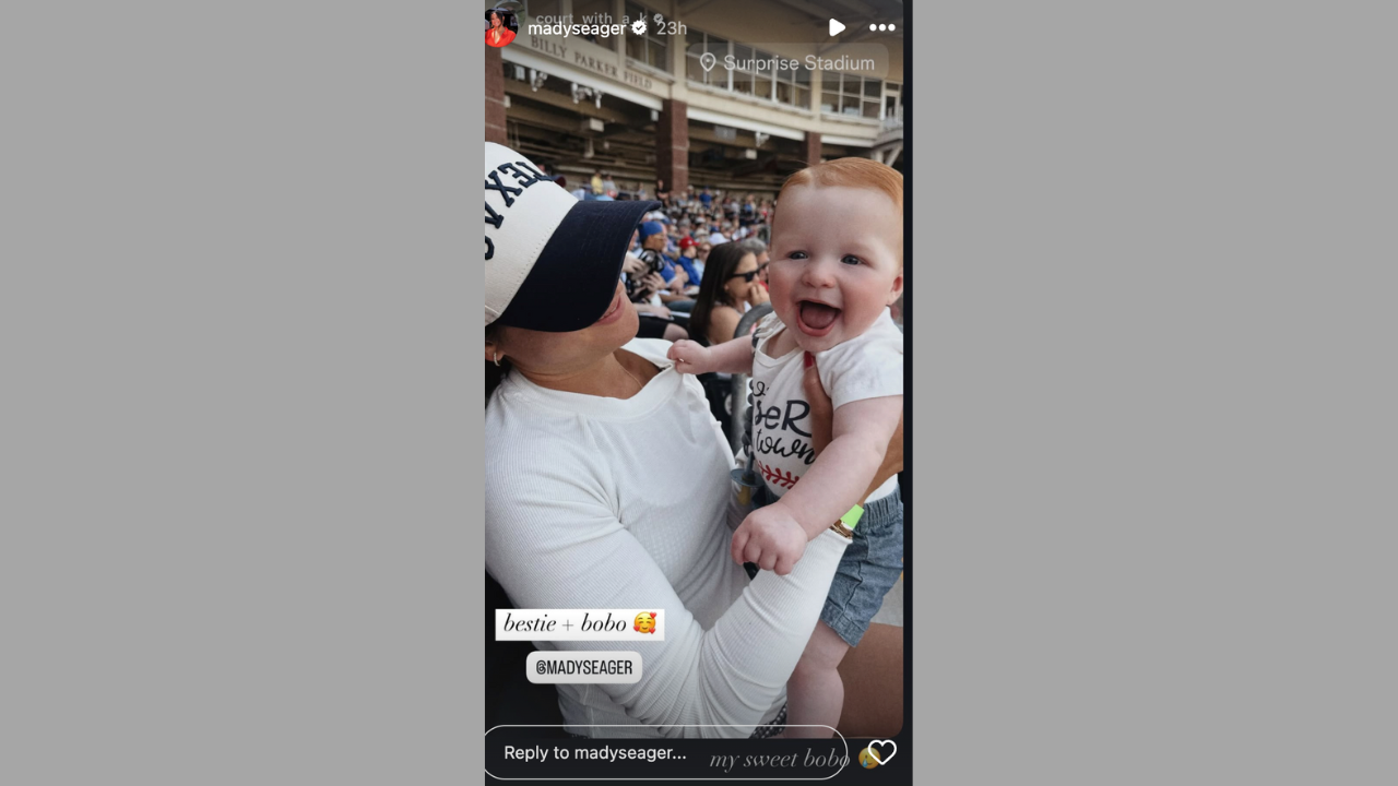 Corey Seager's wife Madisyn spotted cheering with Justin Turner's ...