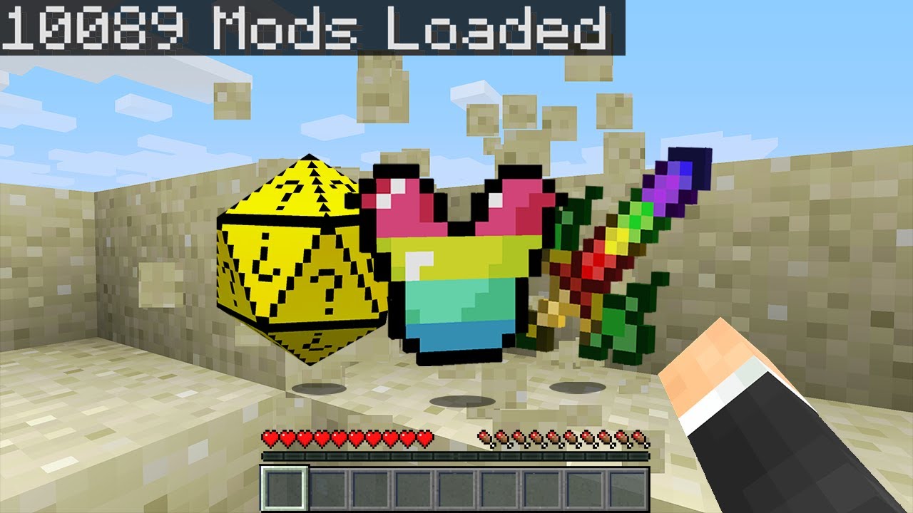 Minecraft Randomizer but with 10,000 mods...