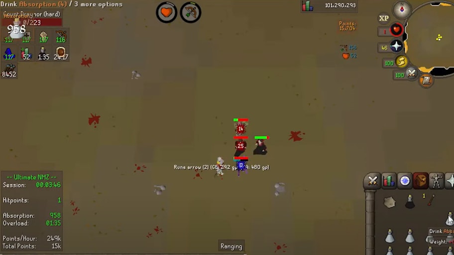 The fastest AFK way to max combat in Old School RuneScape