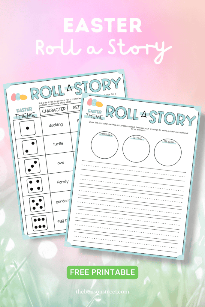 Free Printable Easter Roll a Story: Fun Writing Activity
