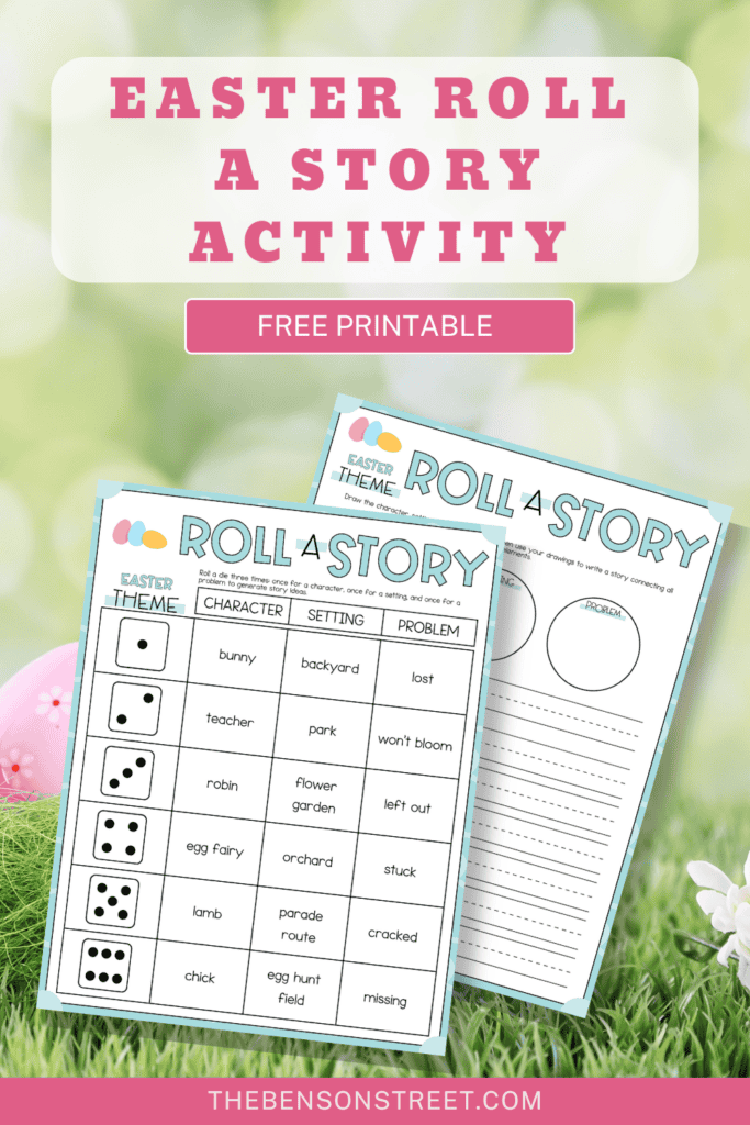 Free Printable Easter Roll a Story: Fun Writing Activity