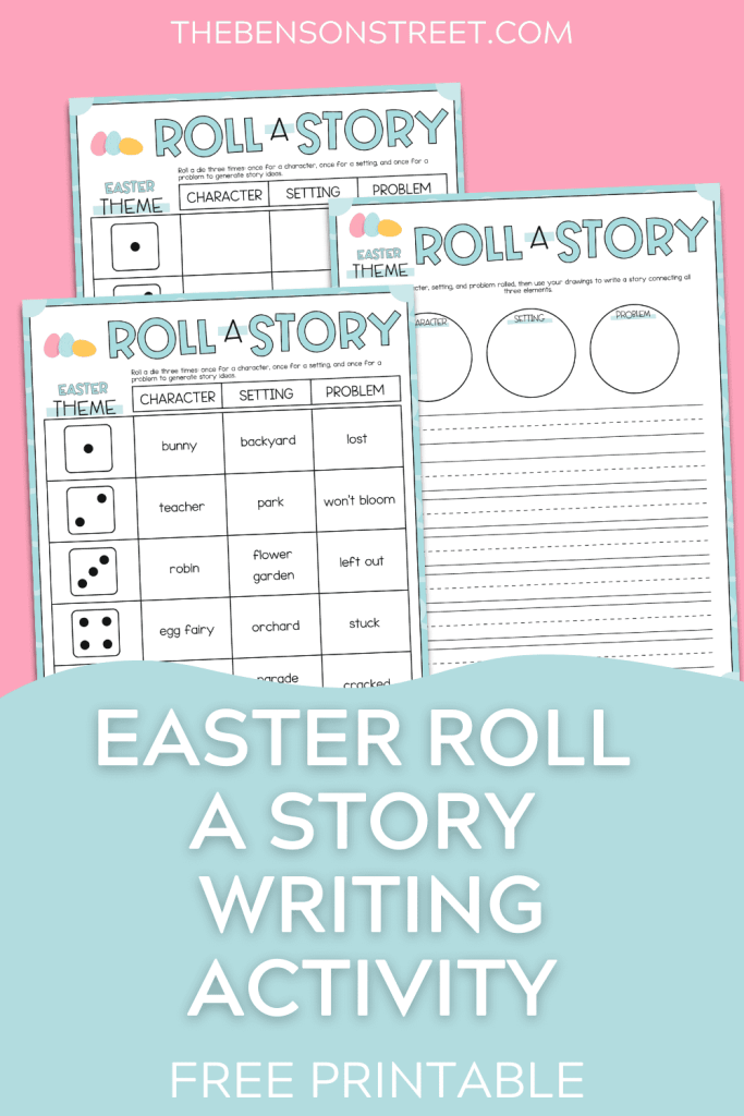 Free Printable Easter Roll a Story: Fun Writing Activity