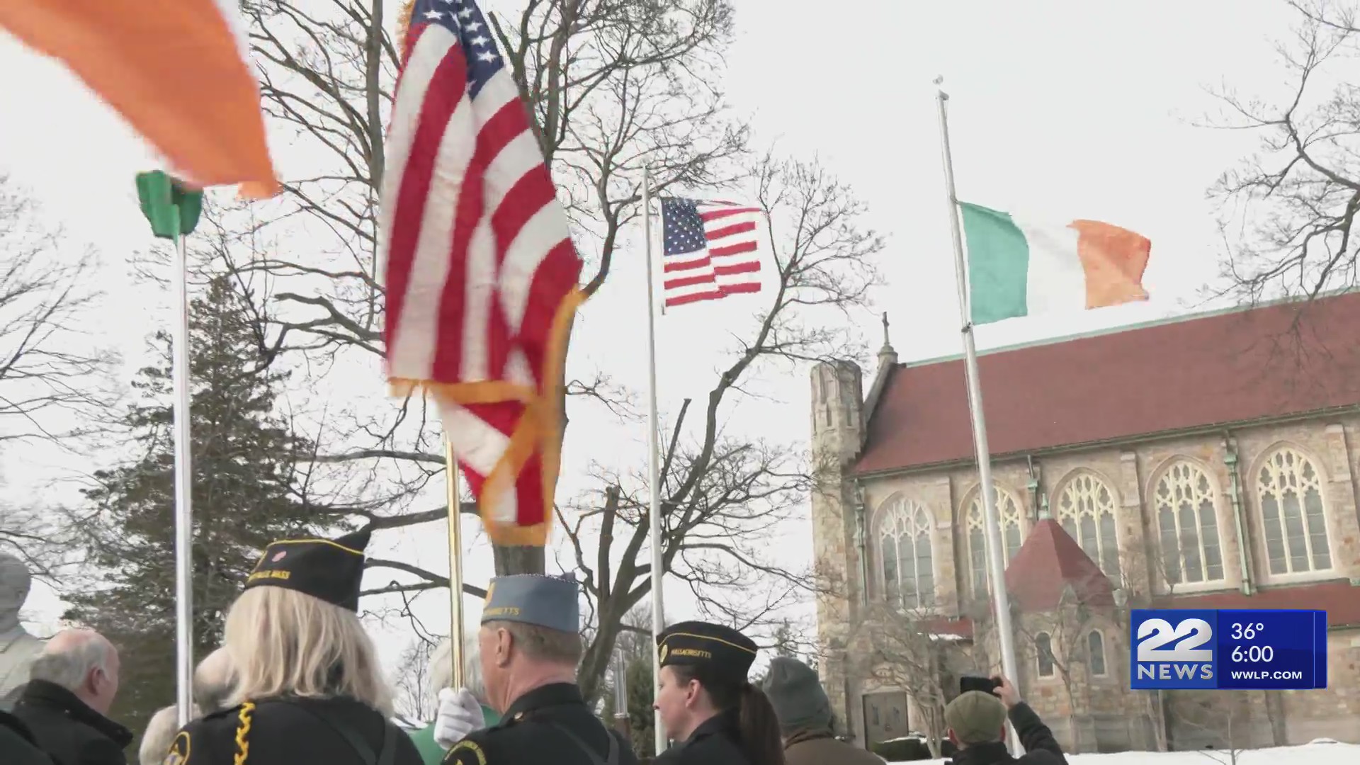Order of Hibernians hold Irish flag raising in Holyoke