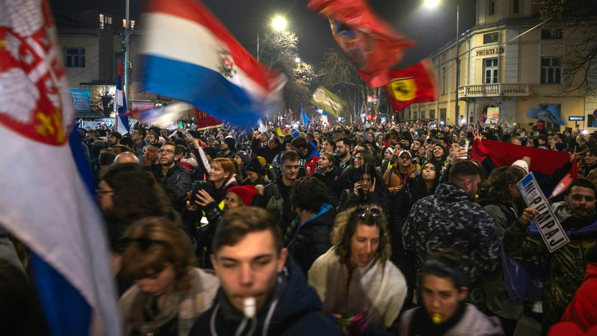 Proteste in Serbien reißen nicht ab - Großdemonstration in Nis