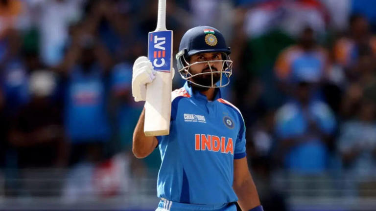 Shreyas Iyer, Hardik Pandya take India to 249/9 against New Zealand in Champions Trophy