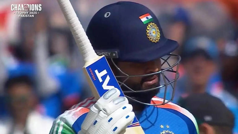 Shreyas Iyer's Special Inscription on His Bat Steals Hearts During ...