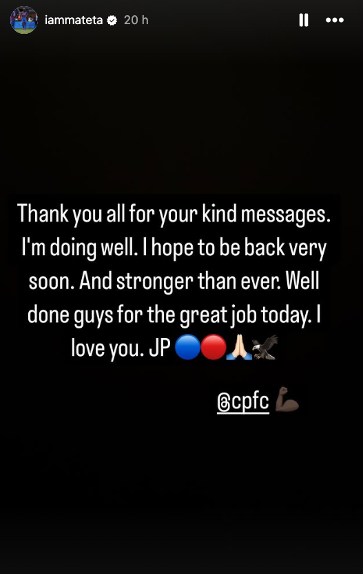 What Jean-Philippe Mateta told Millwall keeper after horror FA Cup injury