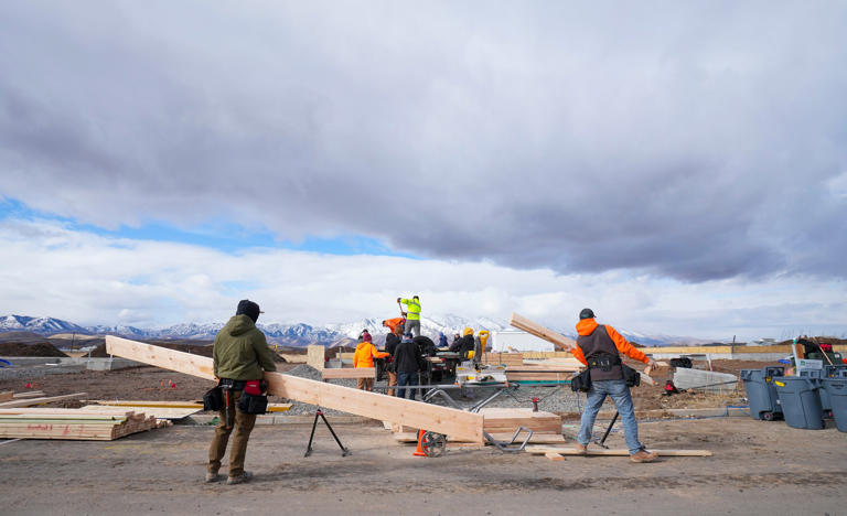 Here’s one way to own a home in Utah: Break out a hammer and build it yourself