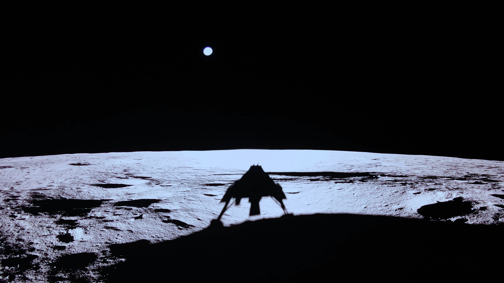 Earth shines over the moon in amazing 1st photos from private Blue Ghost lander. 'We're all in ...