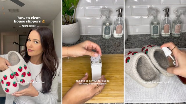 Expert reveals simple, nontoxic way to clean house slippers: 'It ...