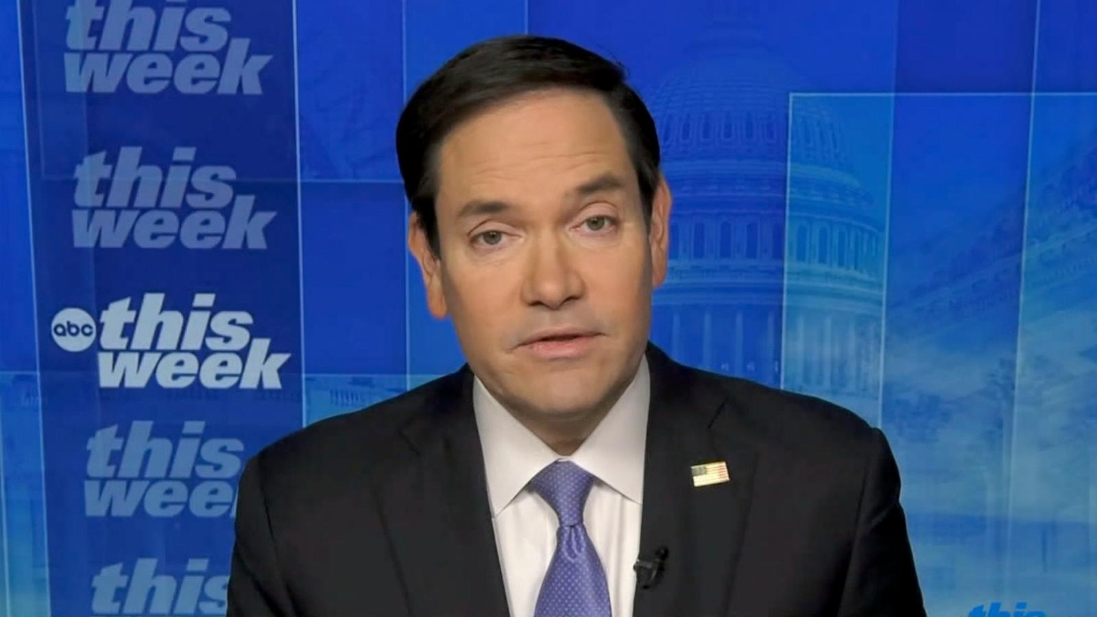 Rubio hopes for 'reset': 'You cannot end a war unless both sides come ...