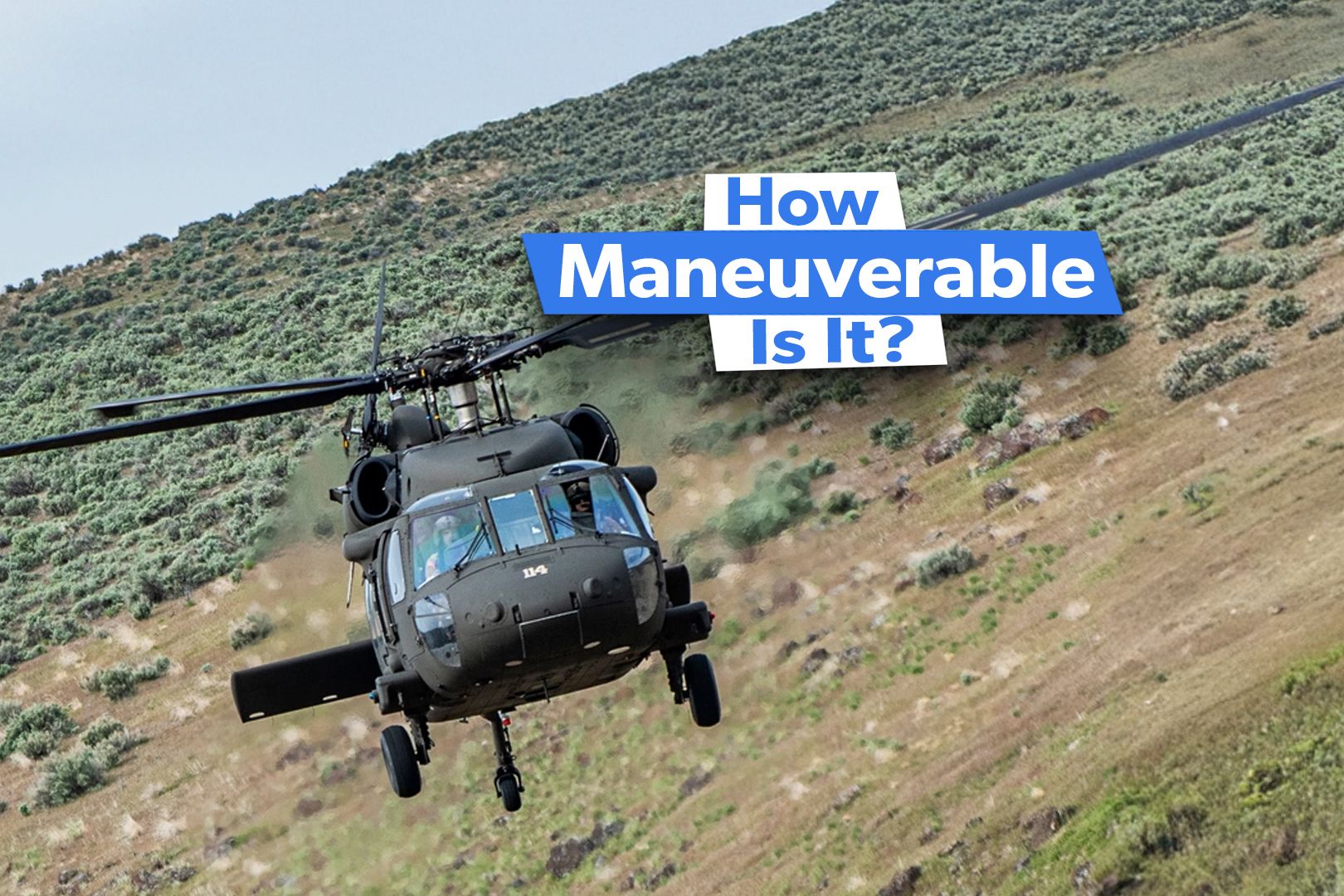 How Maneuverable Is The US Army UH-60 Black Hawk?