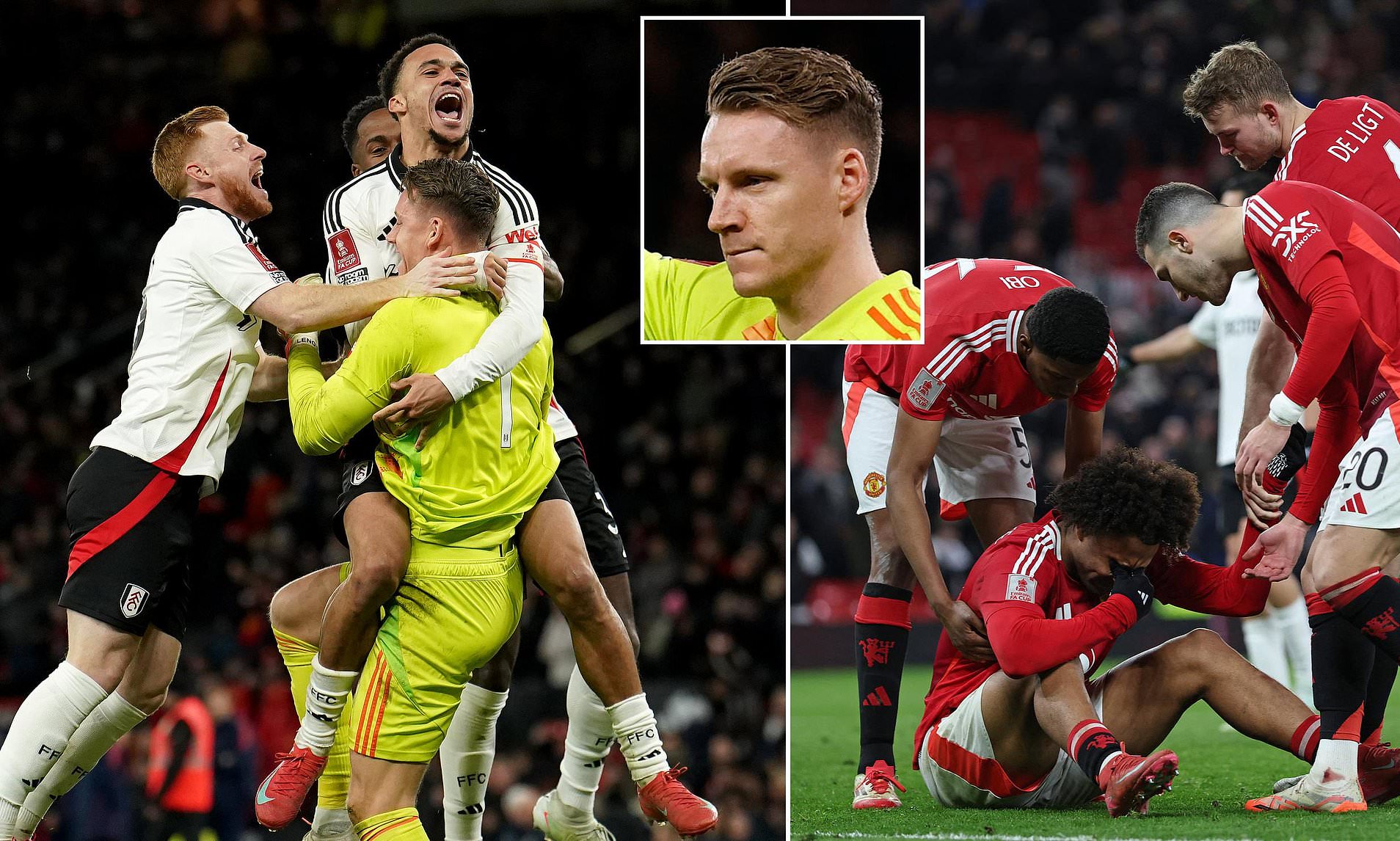 Manchester United 1-1 Fulham (Fulham win 2-4 on penalties): Bernd Leno ...