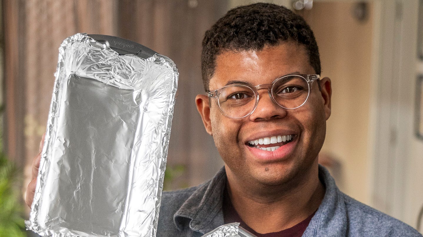 How to perfectly line your pans with foil