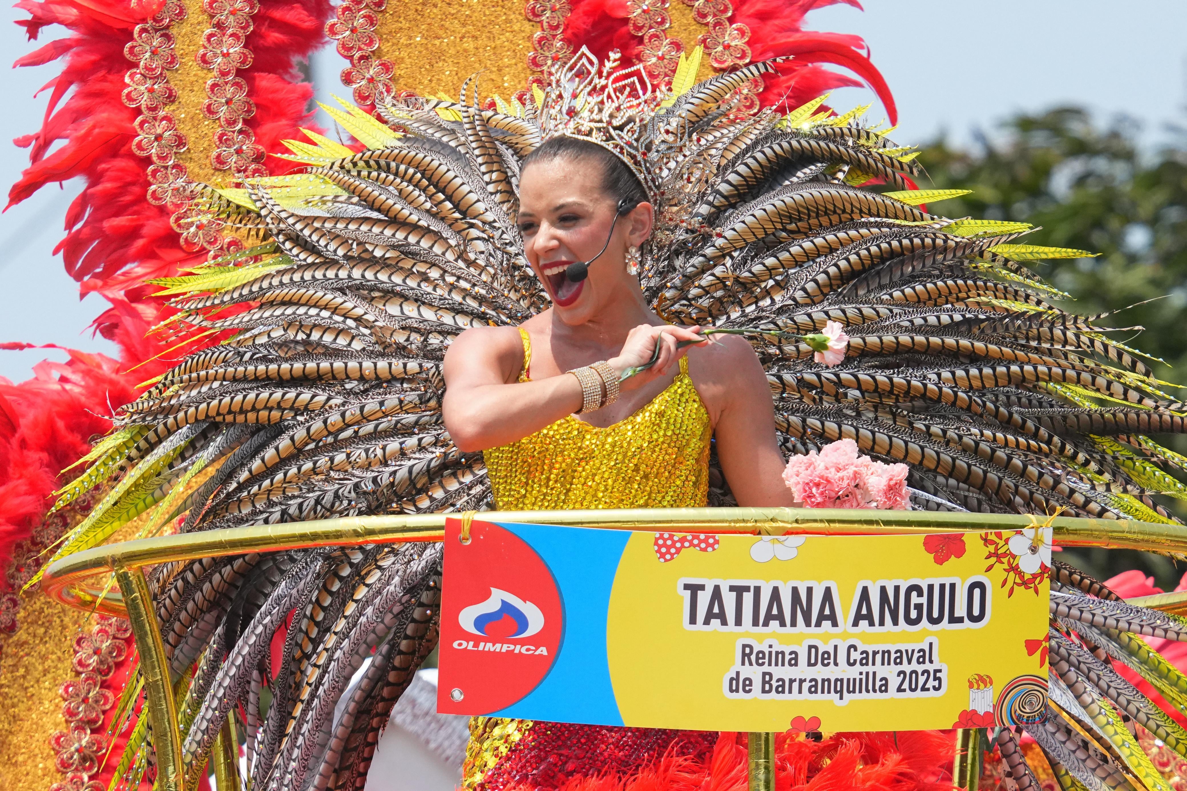 Esto costó el vestido de Tatiana Angulo en su coronación en el Carnaval ...