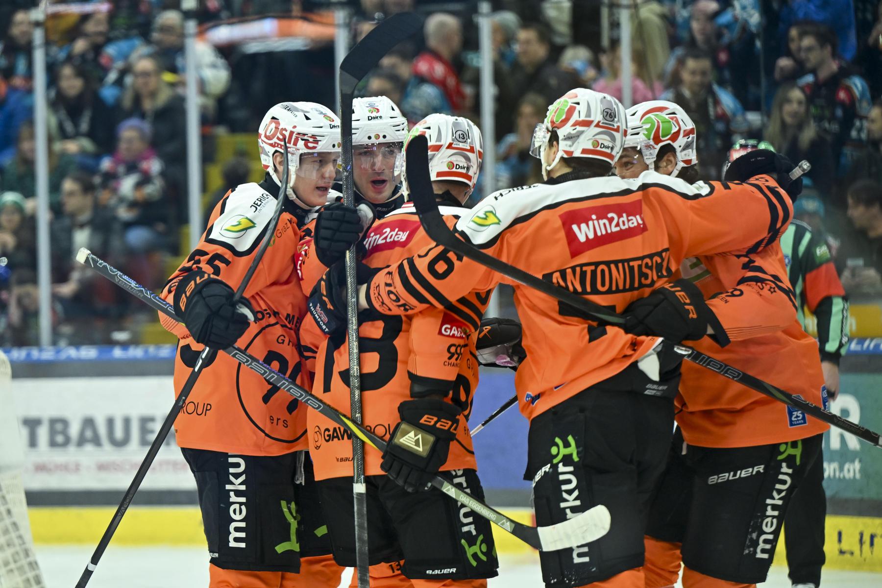 Black Wings Linz : Historisch! Die Graz 99ers schlugen Linz zum Play ...