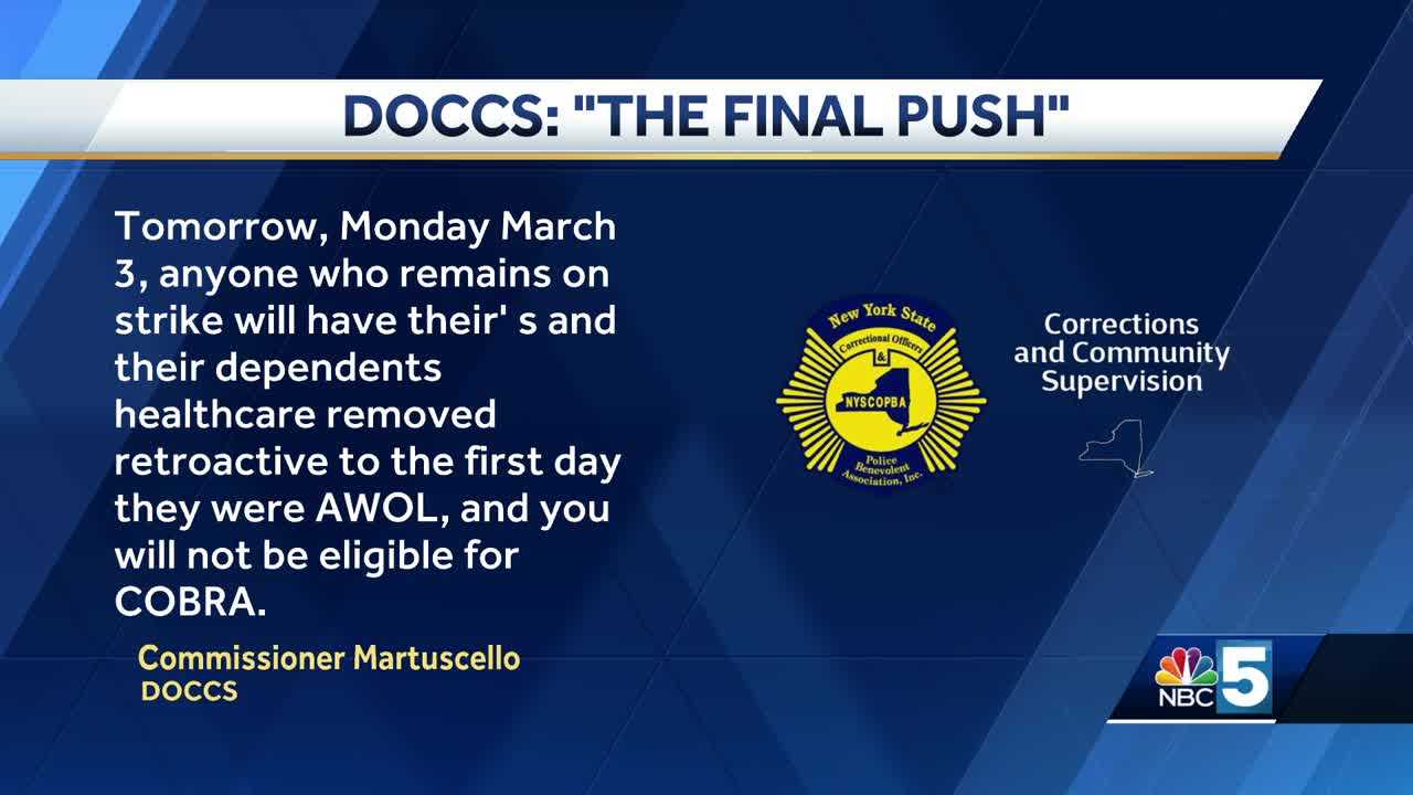 DOCCS responds to ongoing New York prison strikes