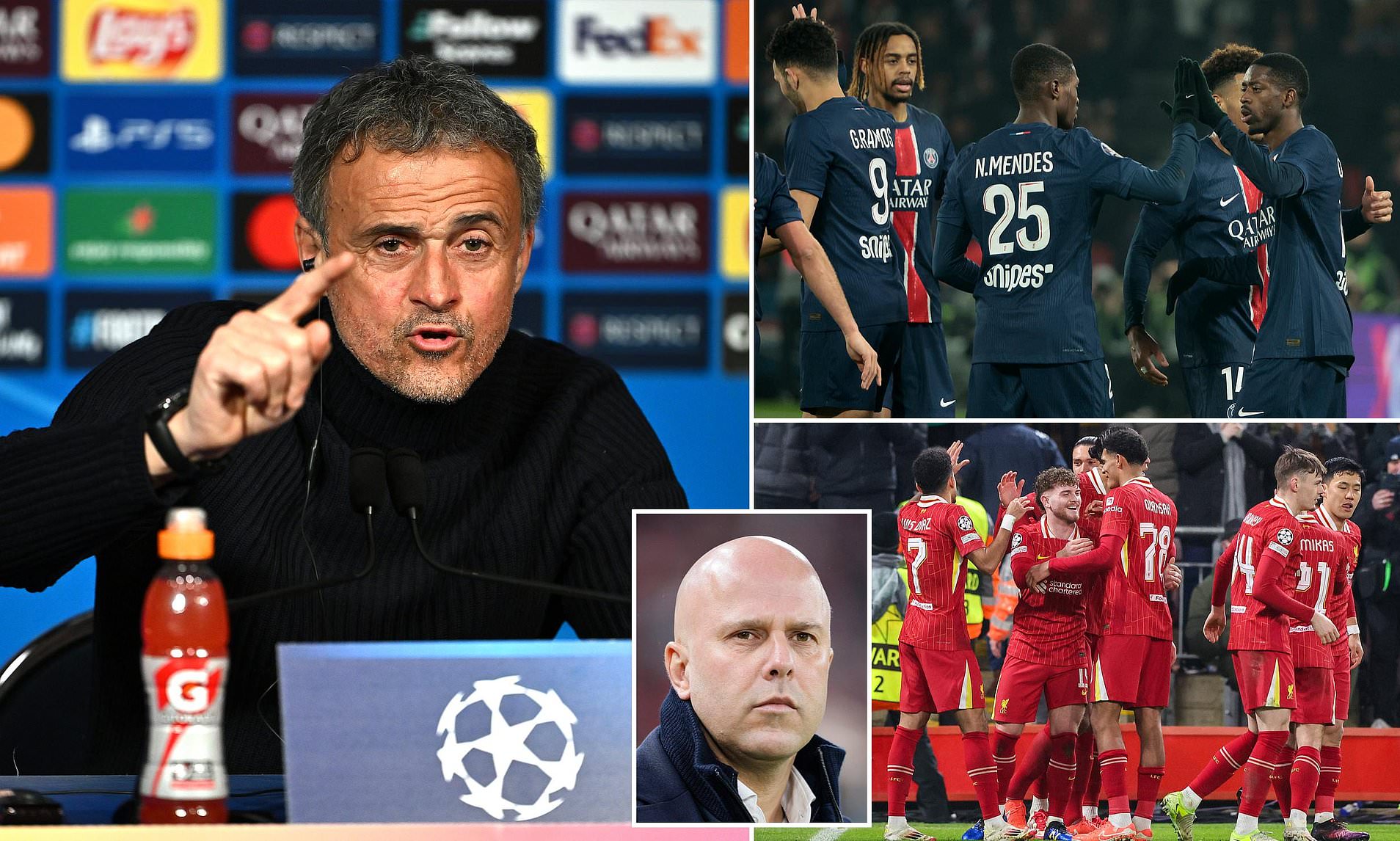 PSG manager Luis Enrique compares Liverpool to a Ligue 1 side ahead of ...