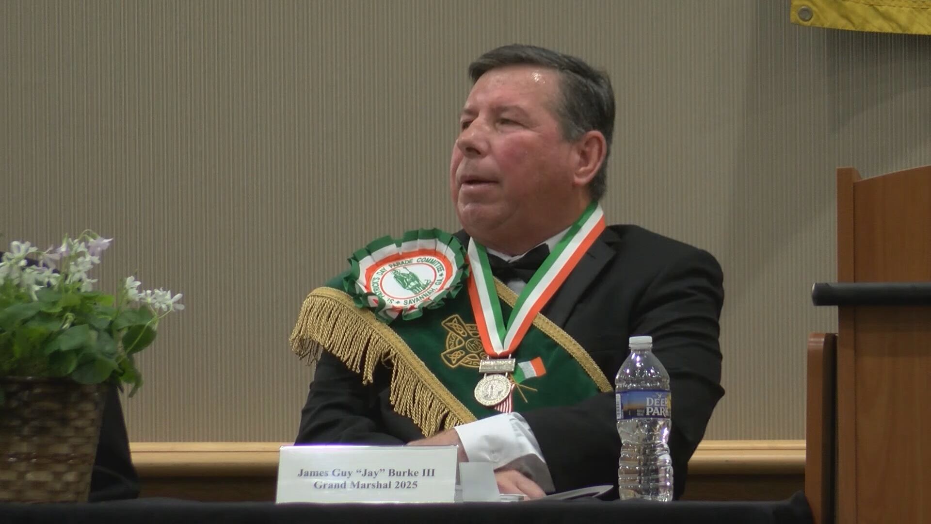 Annual grand marshal investiture honors James “Jay” Burke III